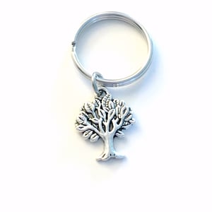 Tree Key Chain, Tree of Life Keychain, Nature Gift for Forestry Worker ...