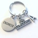 Graduation Gift for Engineer Keychain, 2024 Engineering Key Chain ...