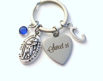 Sweet 16 Key Chain - Etsy
