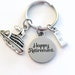 Happy Retirement Gift Keychain / Retire Present for Coworker Key Chain ...