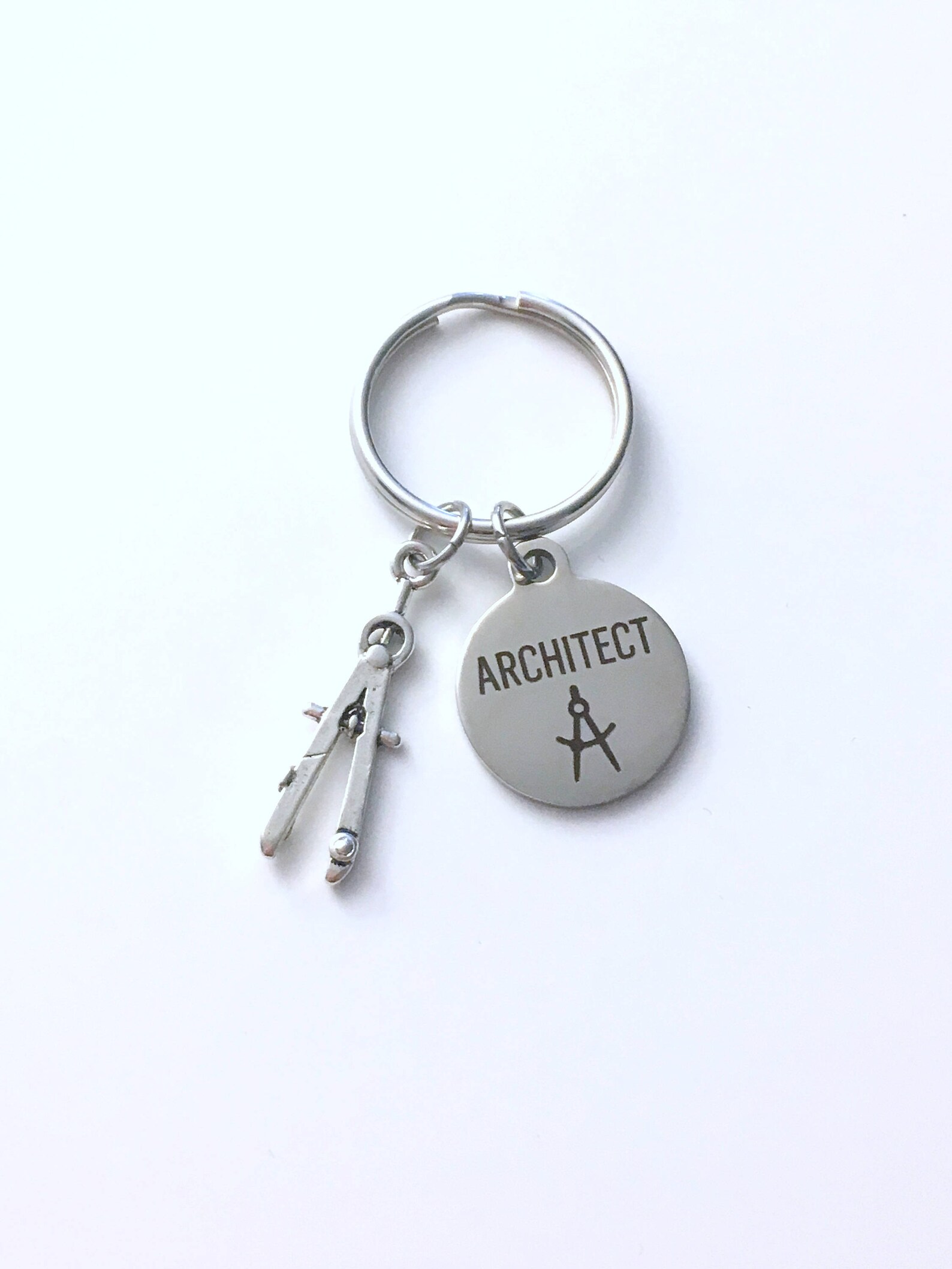 Gift for Architect Keychain, Architectural Technology Student ...