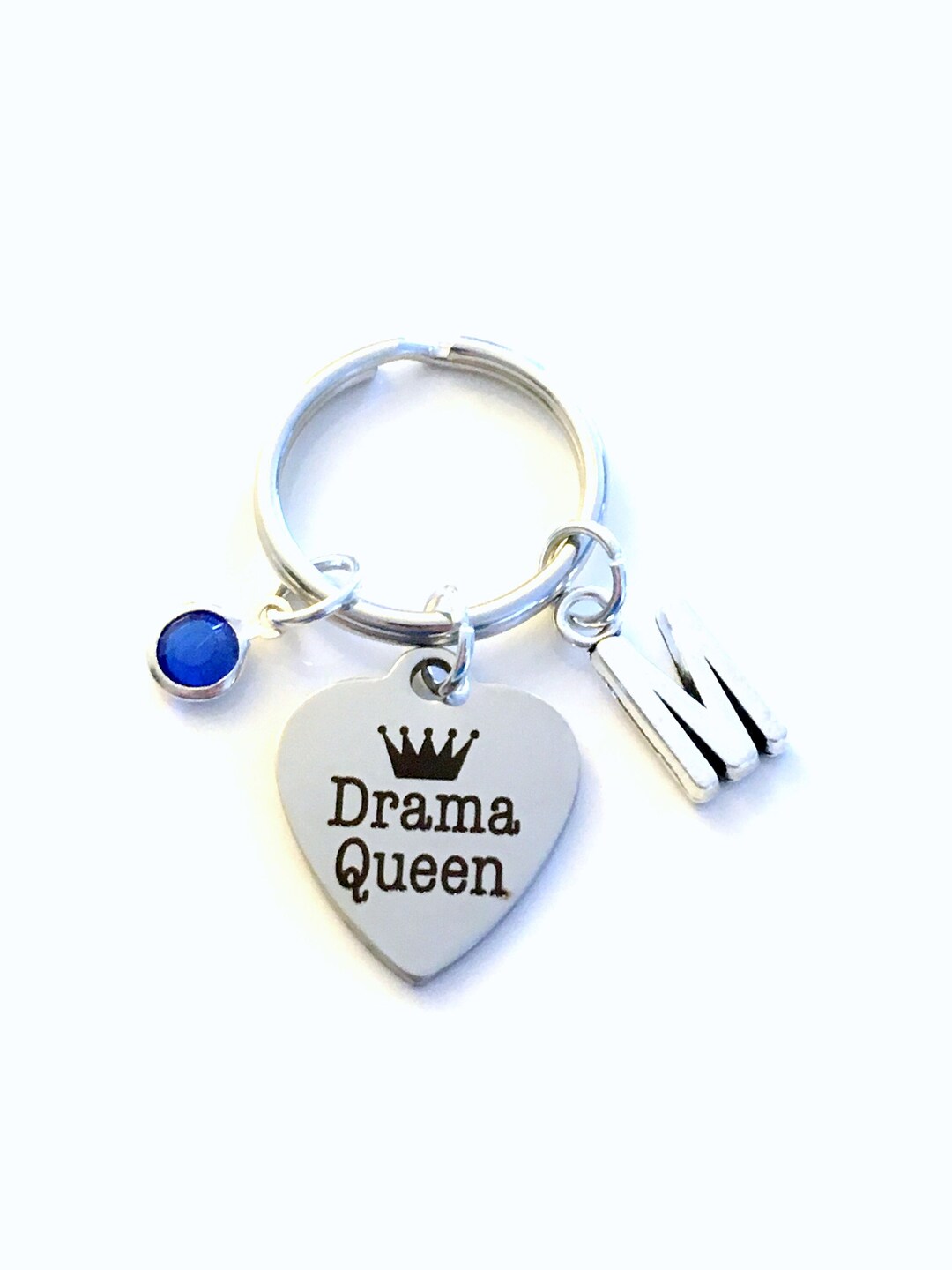 Drama Queen Keychain, Drama Key Chain, Gift for Actress, Girlfriend ...