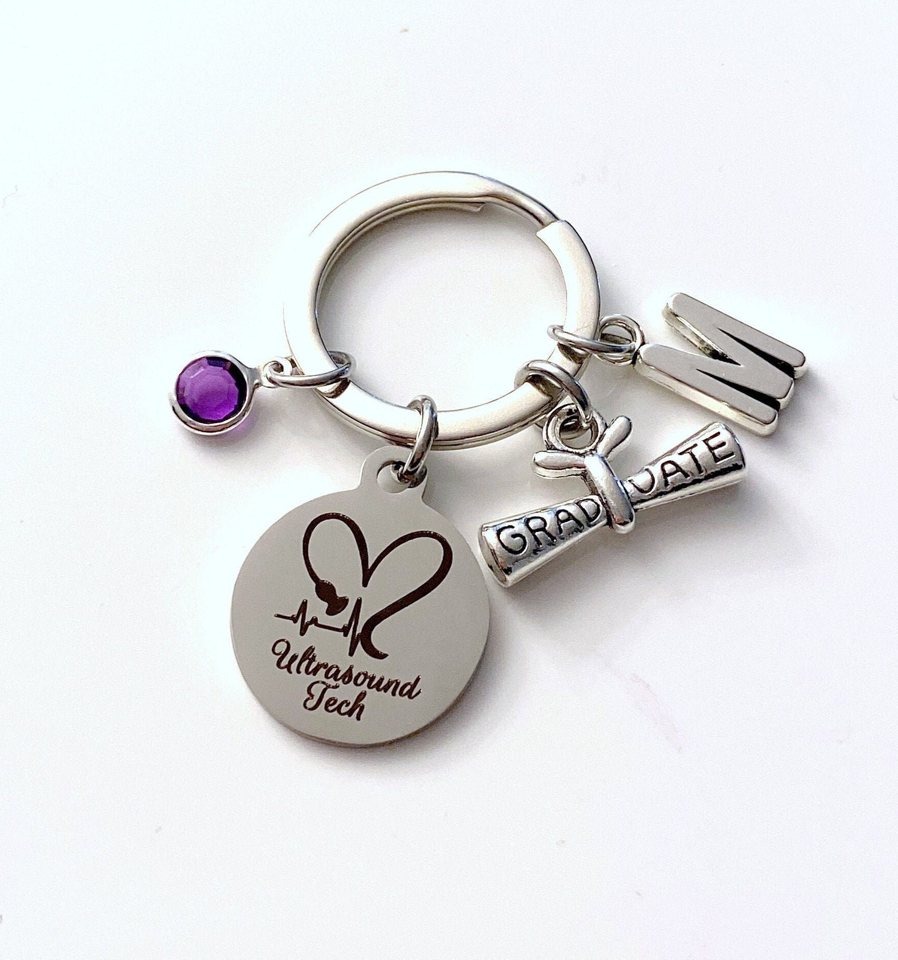 Ultrasound Tech Keychain Graduation Gift for Ultra Sound - Etsy