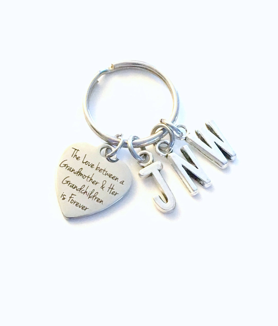 Grandchildren Keychain, Grandma Gift From Grandkids, the Love Between a ...