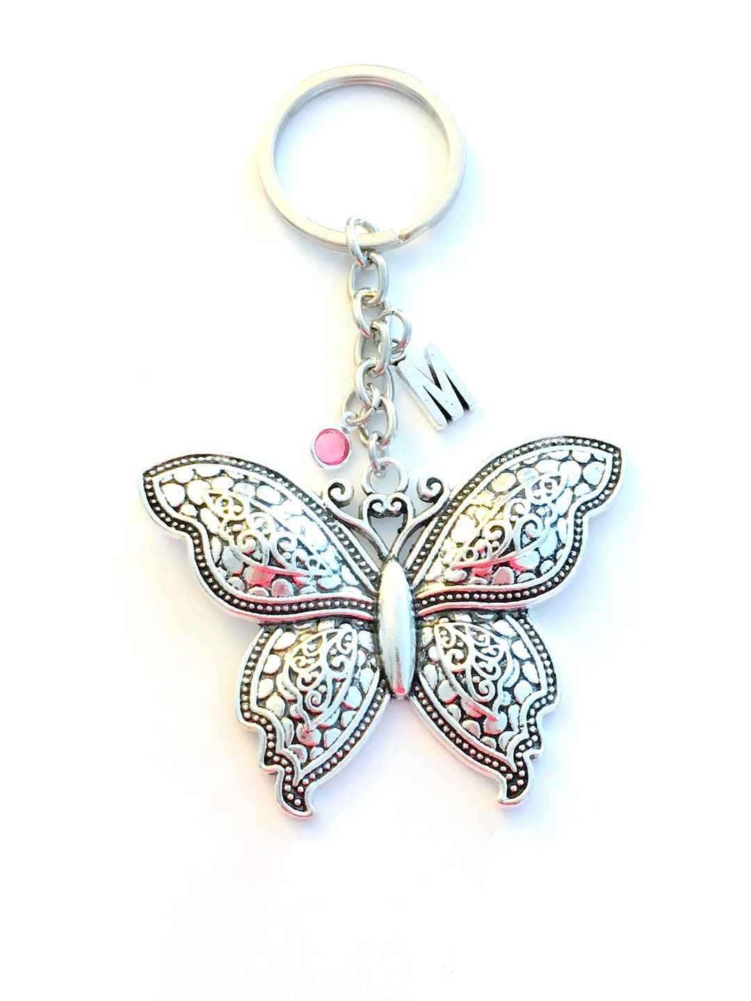 Large Butterfly Key Chain, Butterflies Keychain, Gift for Girlfriend ...