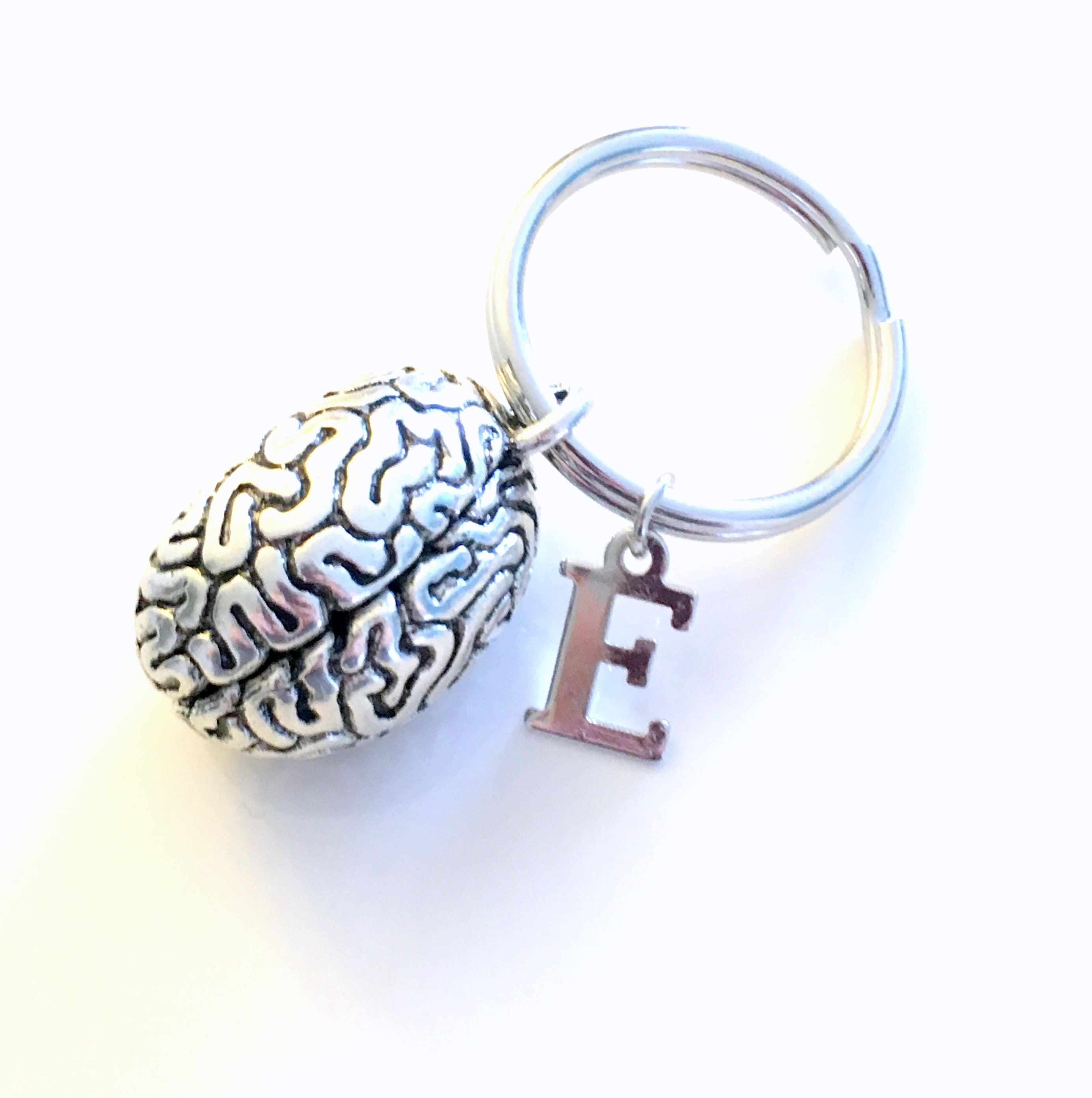 Brain Keychain Human Brain Keyring Neurosurgeon Key Chain - Etsy Canada