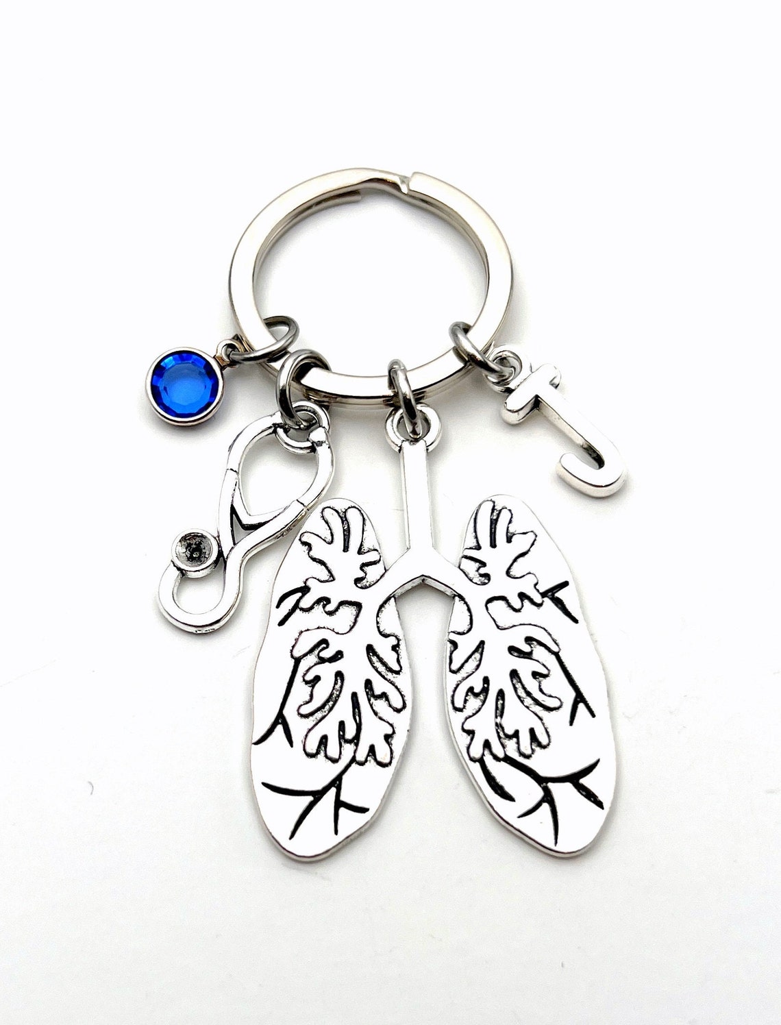 Respiratory Specialist Gift, Lung Keychain, Pulmonologist Key Chain ...
