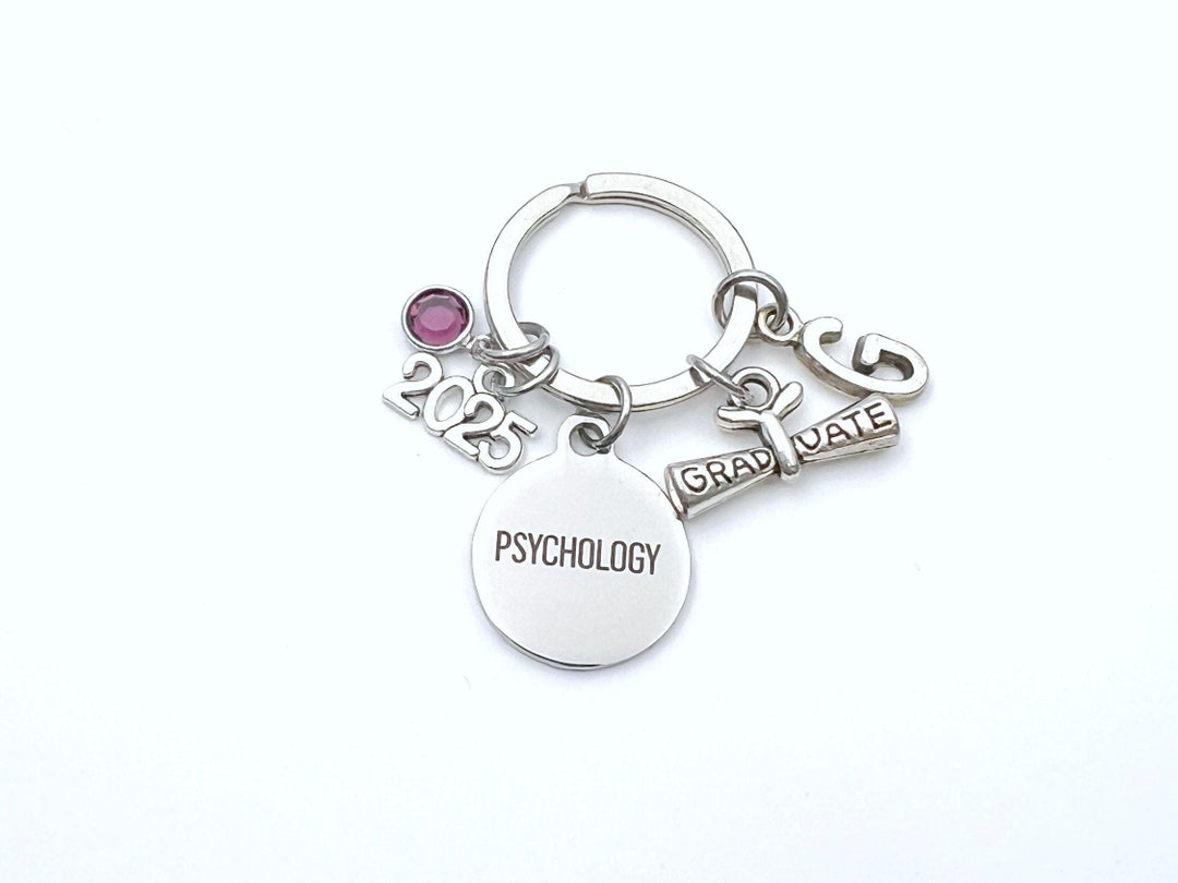 Graduation Gift for Psychology Keychain, 2025 Psychologist Psych Major ...