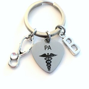 Physician Assistant Keychain, PA Keyring, Gift for PA, Doctor Assistant ...