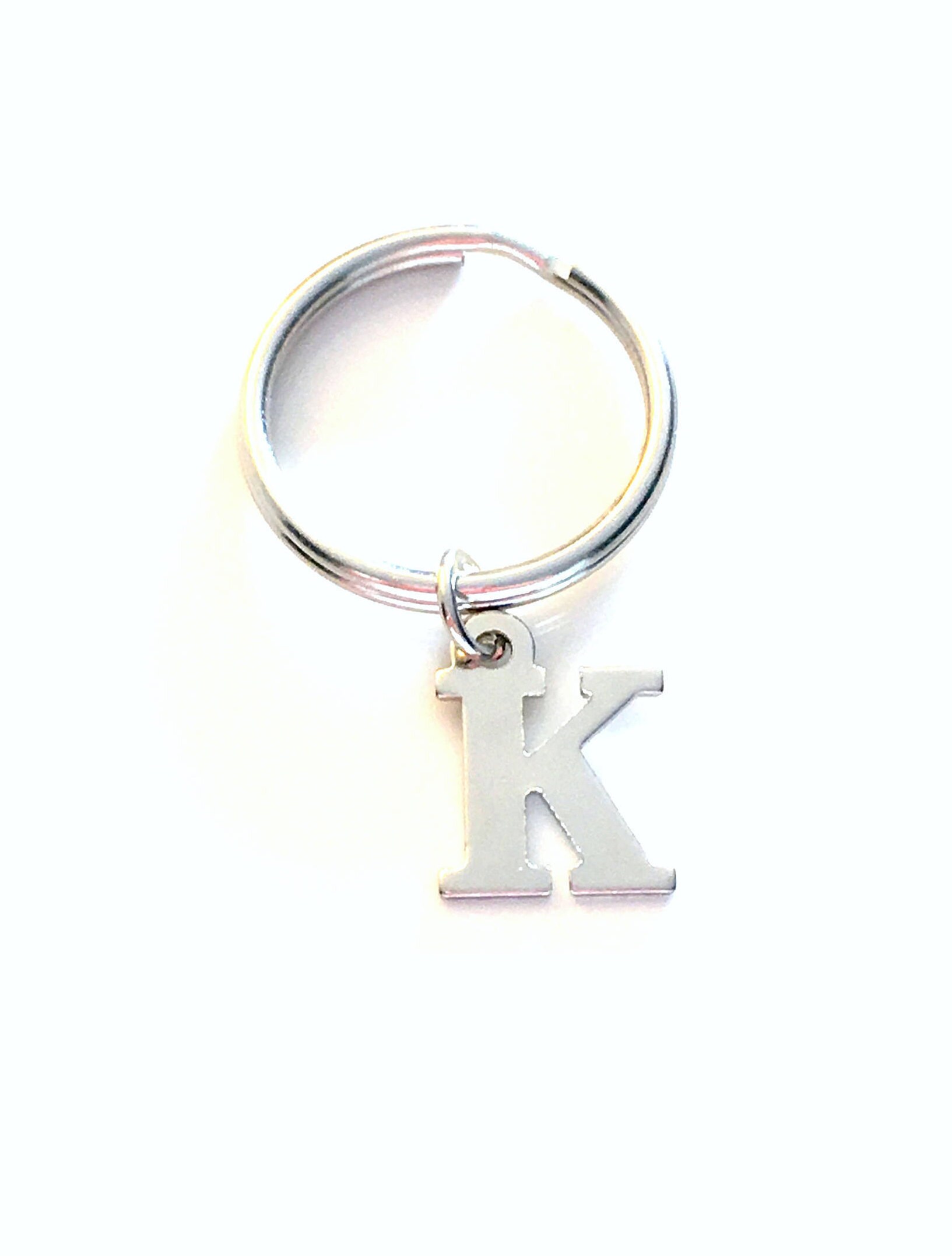 Letter Keychain Your Choice of Initial Personalized Custom - Etsy