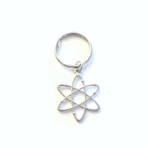 Atom Key Chain Nuclear Scientist Nucleus Keychain Charm Gift - Etsy