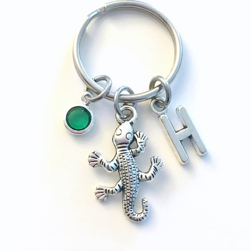 Lizard Keychain - Etsy