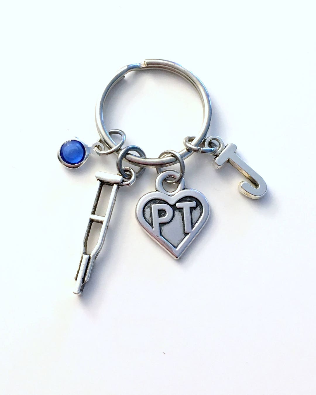 PT Keychain, Physical Therapist Key Chain, PT Keyring, Gift for ...