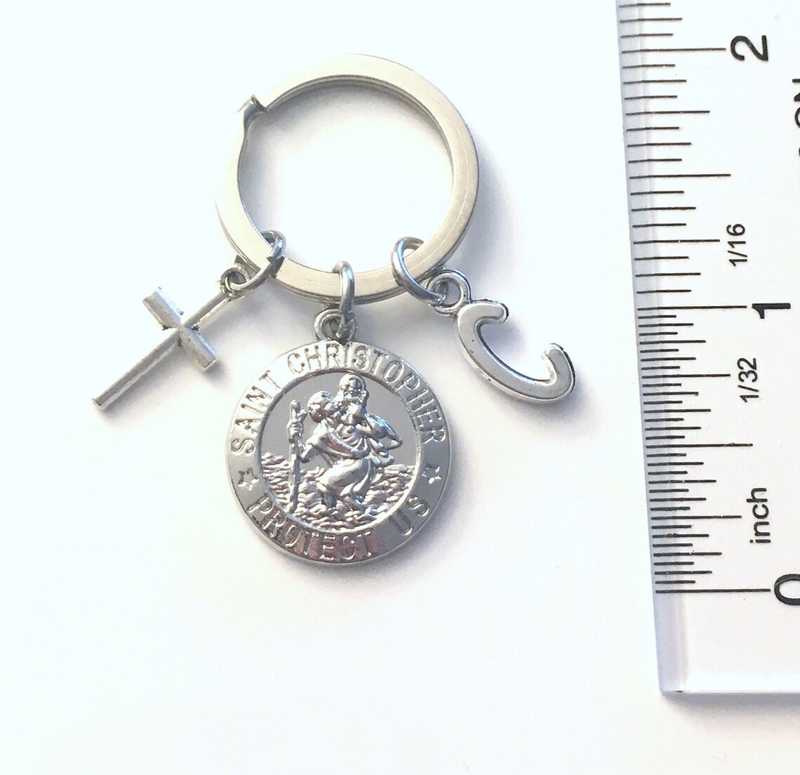 St. Christopher KeyChain New Driver Keyring Patron Saint Safe | Etsy