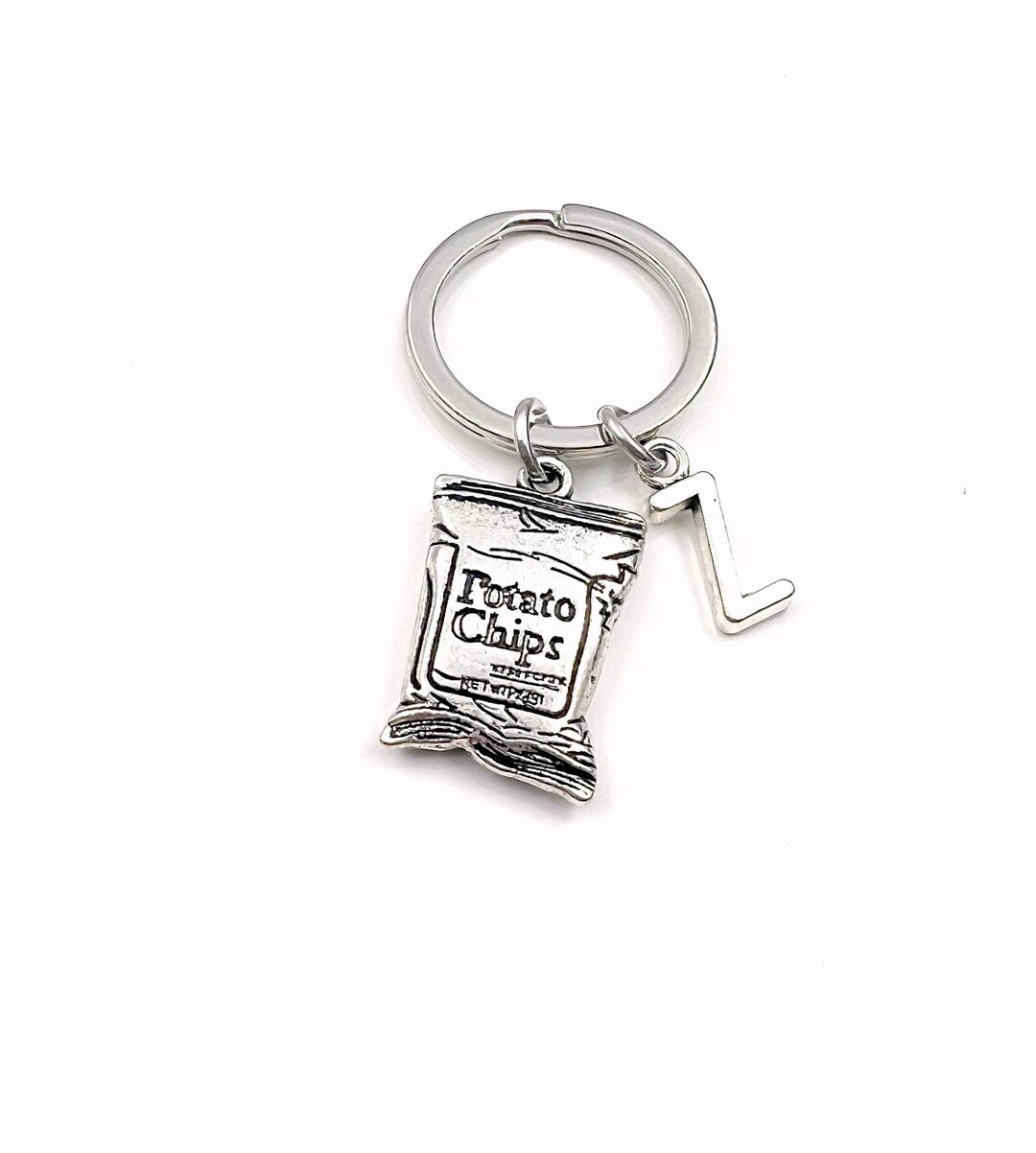 Keychain for Boyfriend, Potato Chip Key Chain, Junk Food Keyring ...
