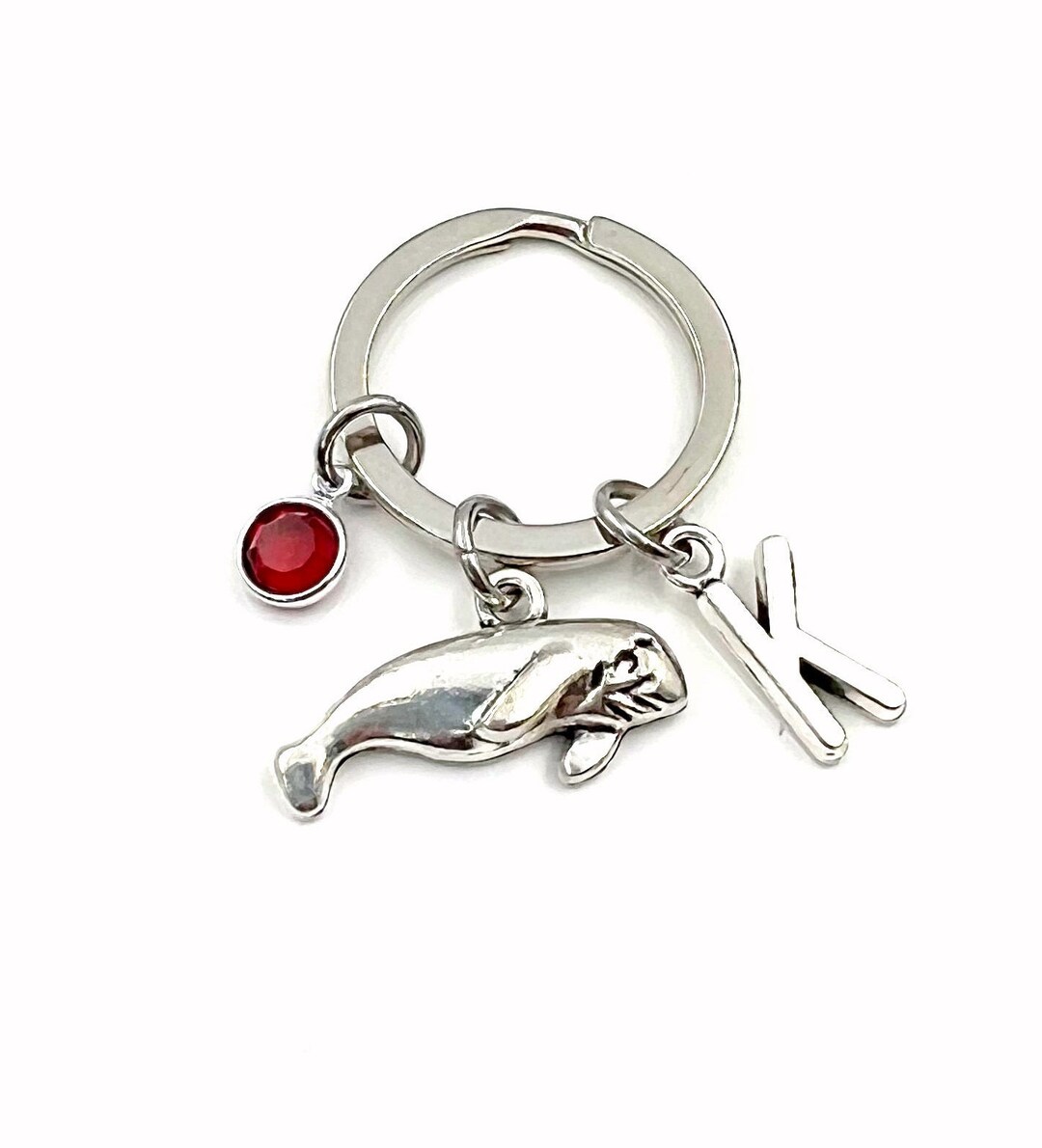 Manatee Keychain Manatee Key Chain Tale Keyring Whale Key - Etsy