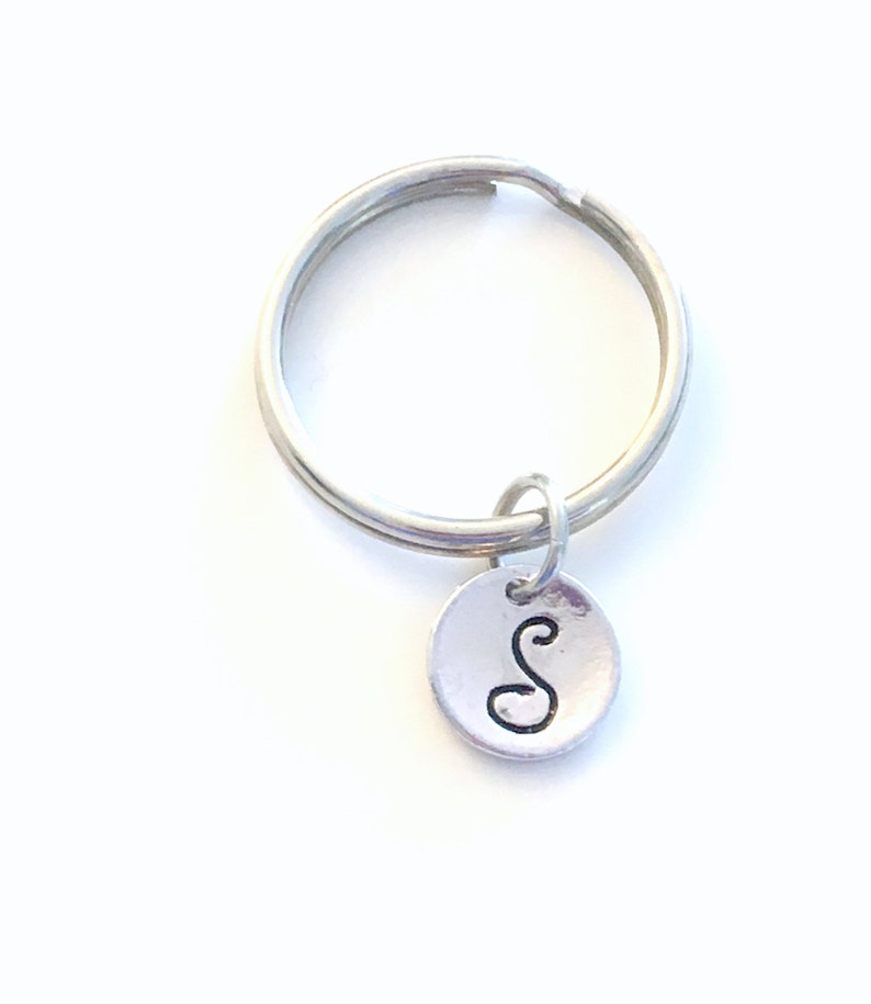 Letter Keychain Your choice of Initial Personalized Custom | Etsy