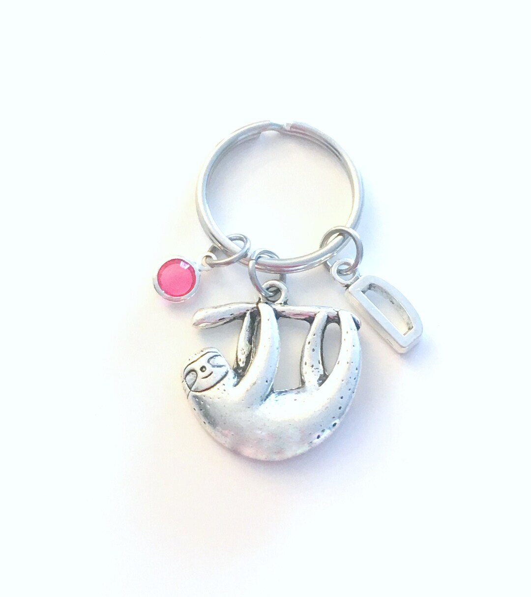 Sloth Keychain, Gift for Teenage Girl Key Chain, Hanging Animal Keyring ...