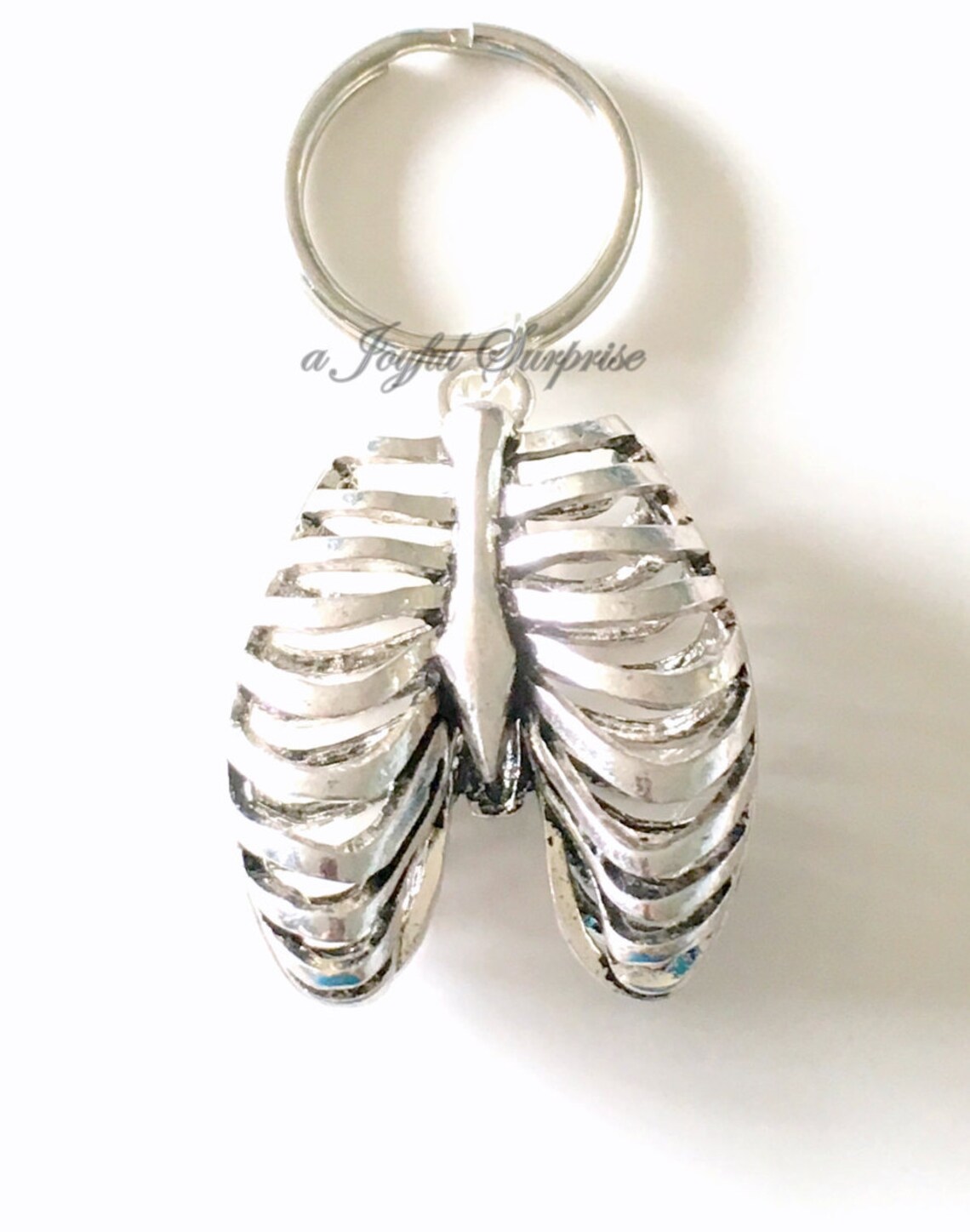 Human Rib Cage Key Chain Ribcage Keyring Ribs Gift for - Etsy Canada