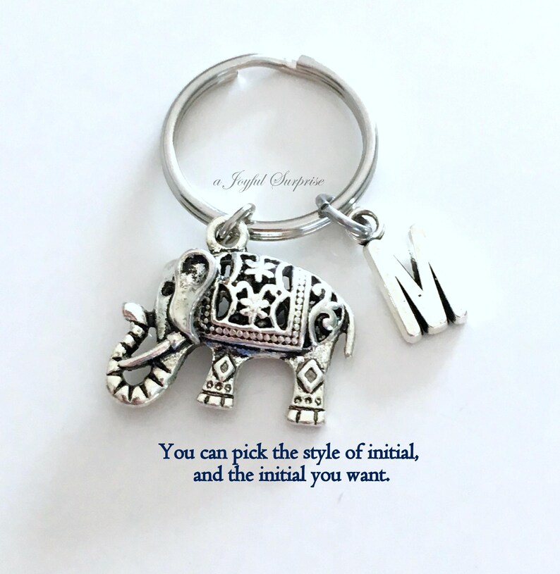 Elephant Keychain Zoo Key Chain Indian Animal Gift Circus - Etsy