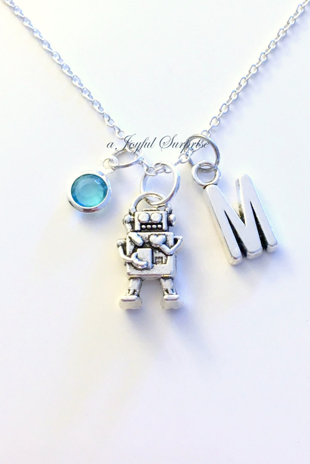 Robot Necklace Gift for Robotics Club Robo Alien Silver Game - Etsy Canada