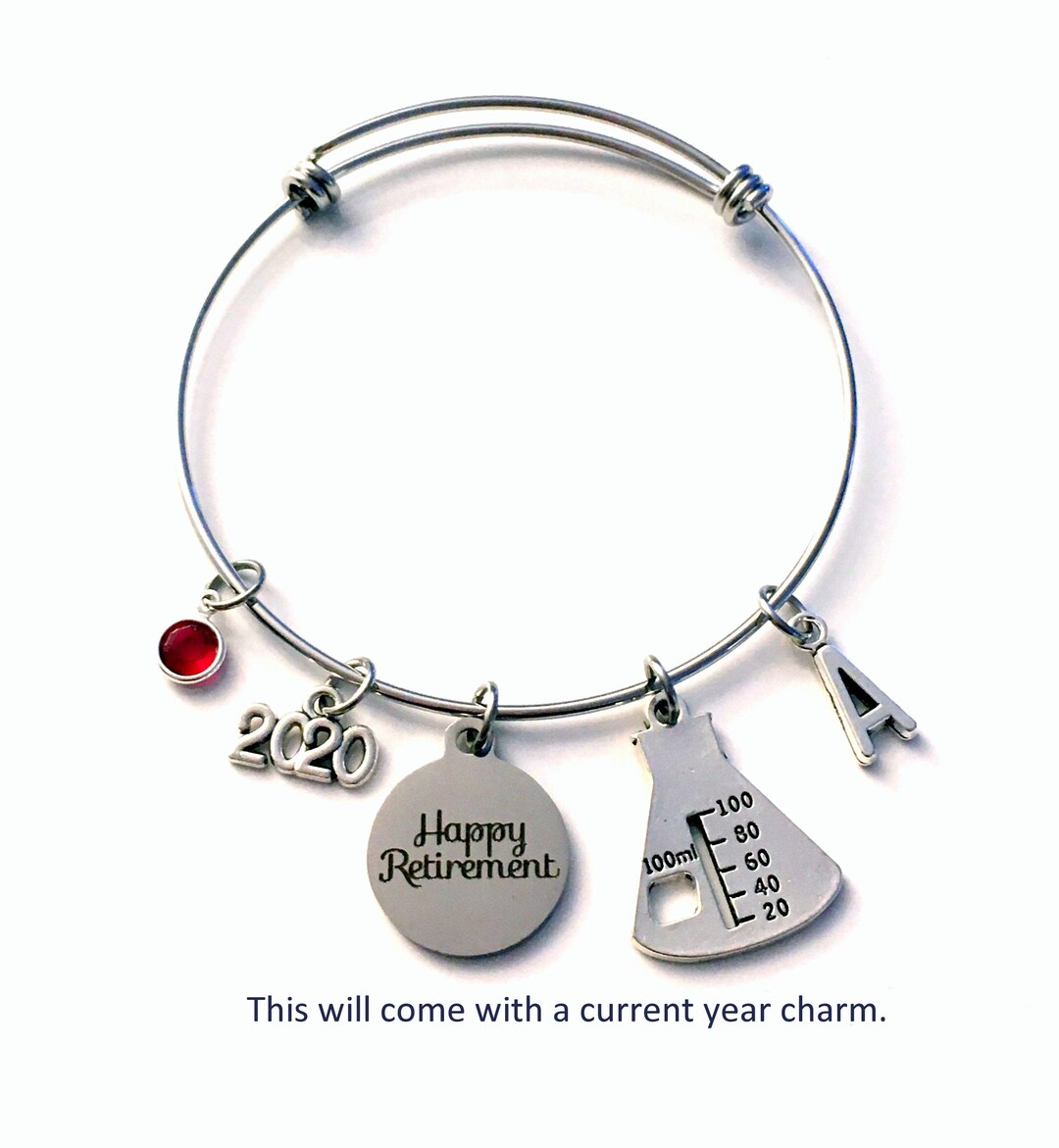 Retirement Gift for Chemist Jewelry / 2023 Laboratory Technician Charm ...