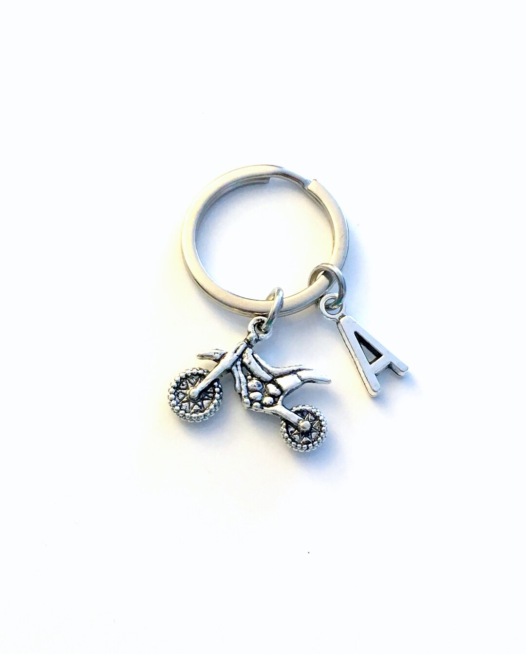 Dirt Bike Keychain, Motorcycle Keyring Small Minibike Keychain ...