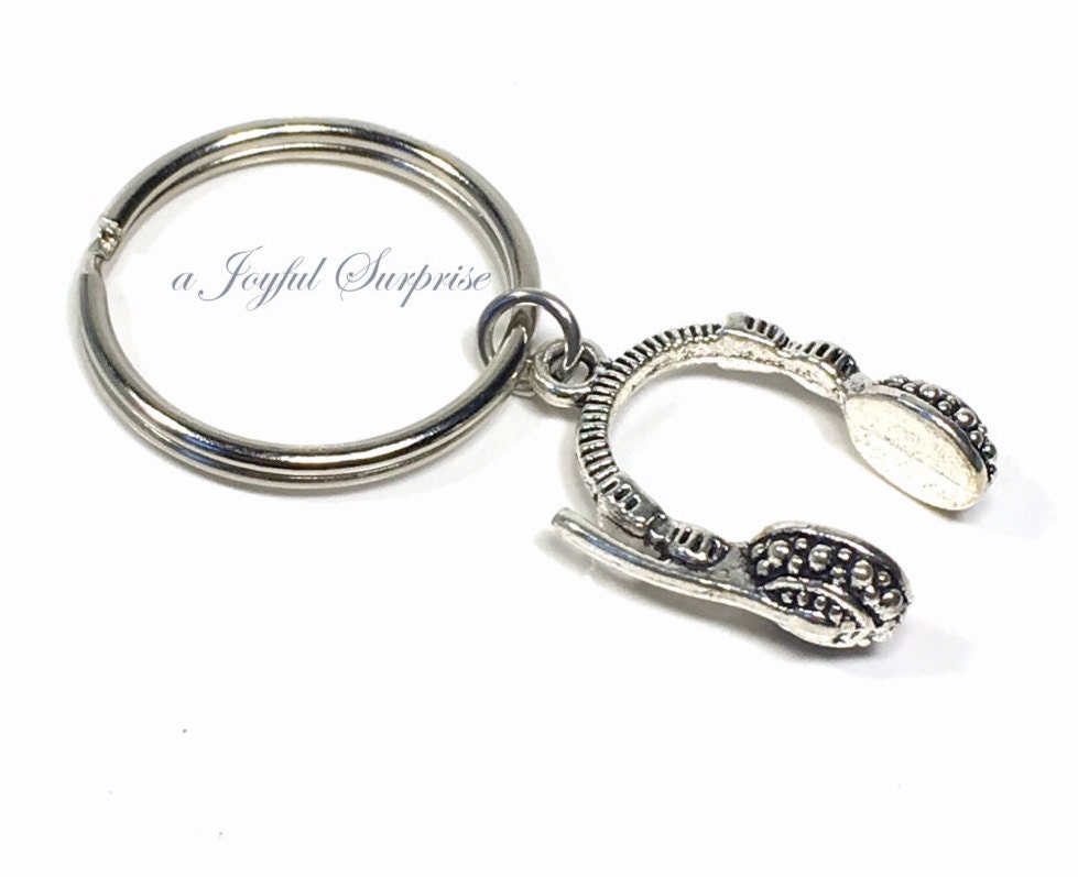 Headphones Key Chain Gift for Sound Technician Keychain - Etsy
