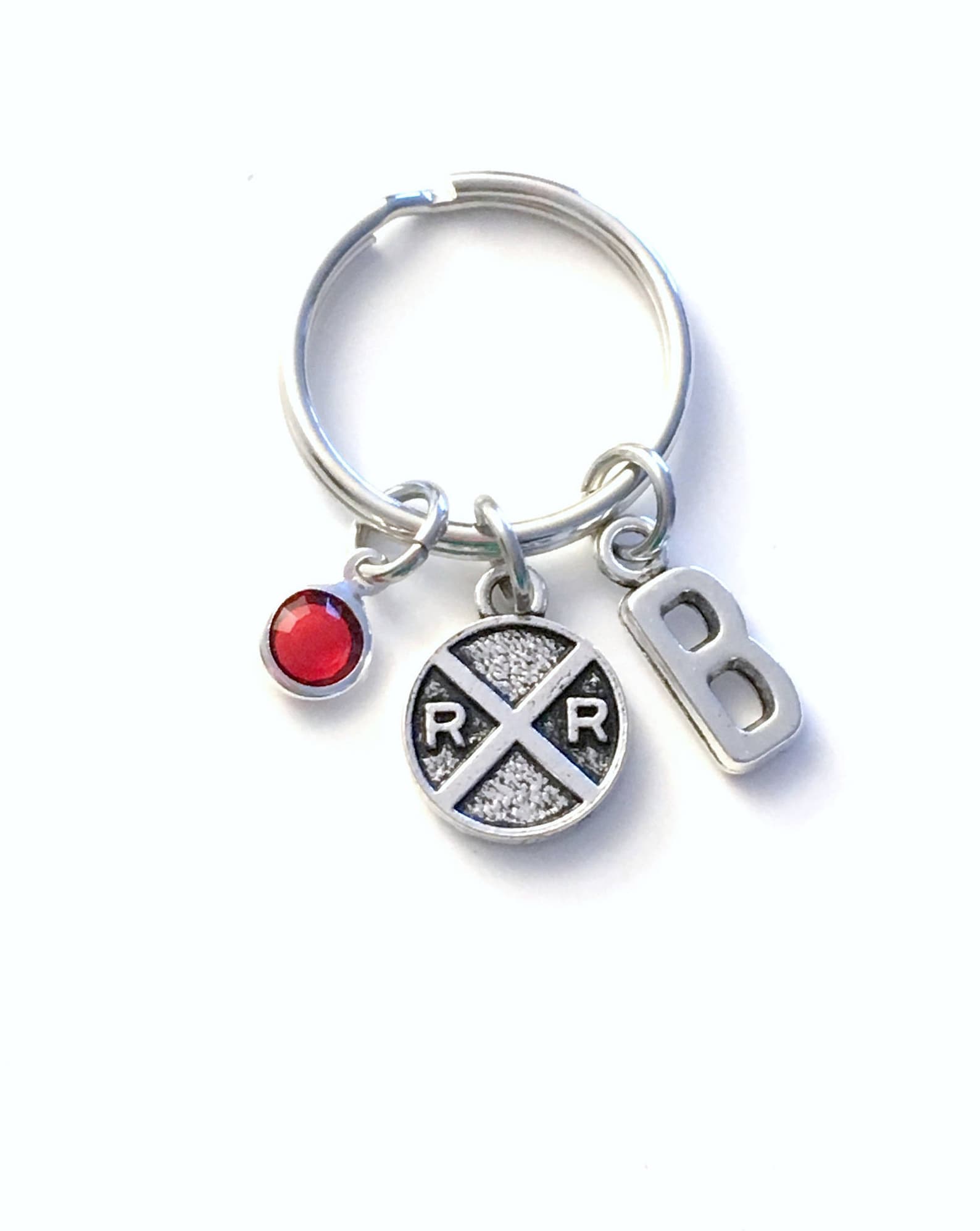 Train Gifts for Men Keychain, Railroad Key Chain, Rail Road Keyring ...