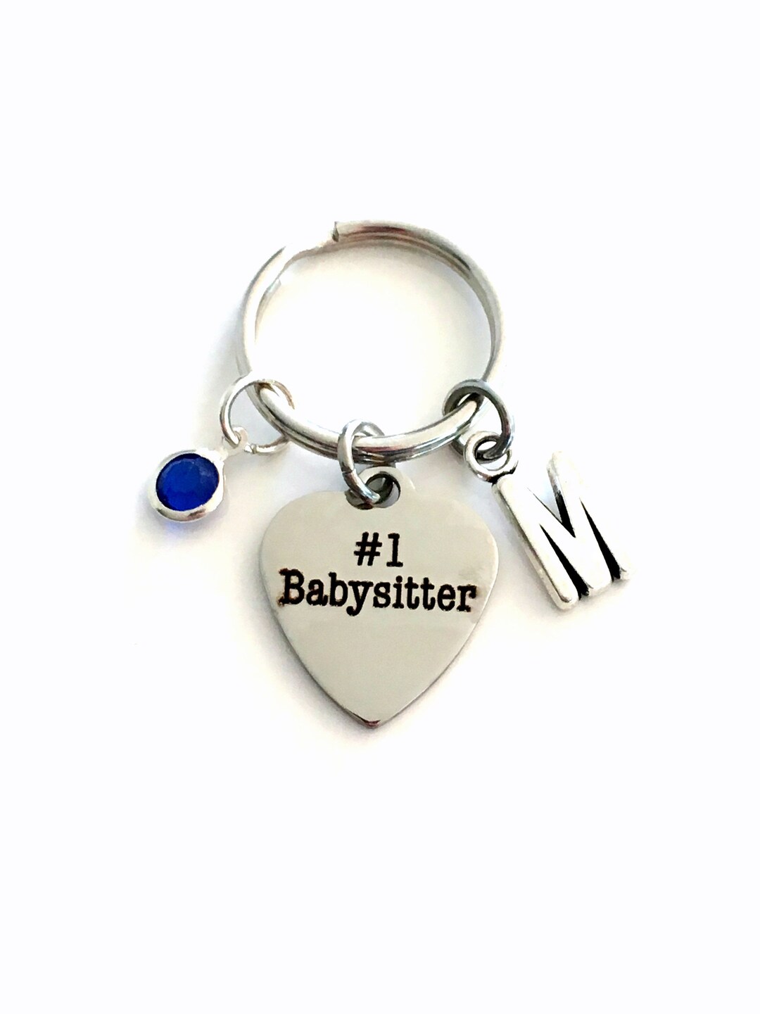 Babysitter Gift, Baby Sitter Keychain, Sitter Keyring, #1 Nanny Key ...