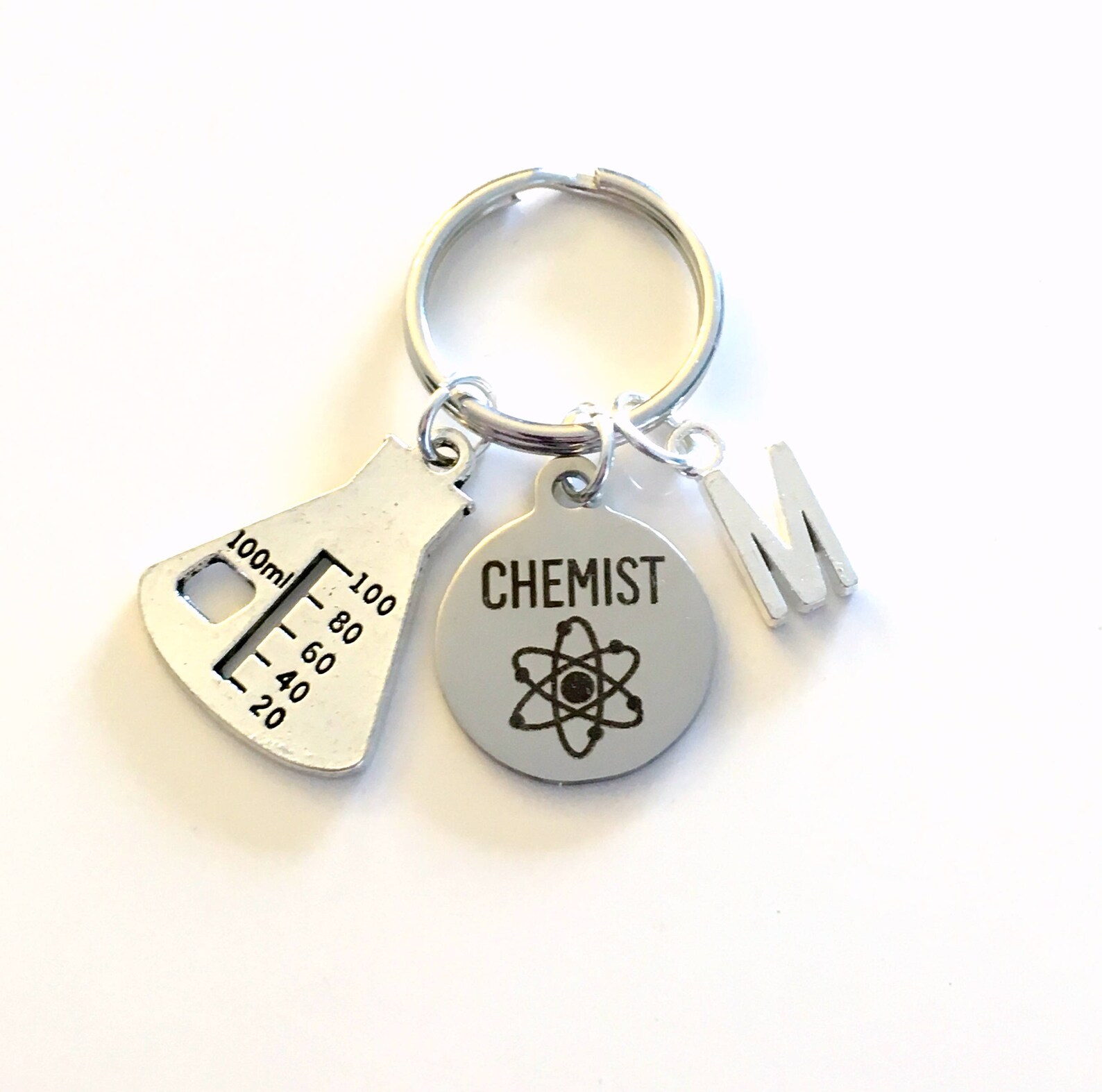 Chemist Keychain, Chemistry Student Key Chain, Graduation Gift for ...