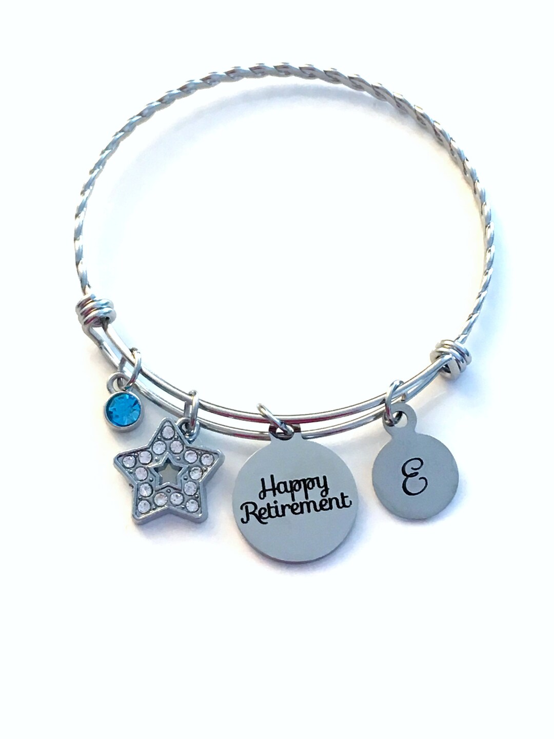 Happy Retirement Charm Bracelet / Gift for Retirement of Coworker ...