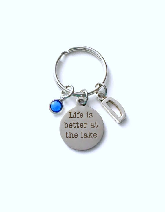 Lake Keychain Life is Better at the Lake Key Chain Cottage - Etsy