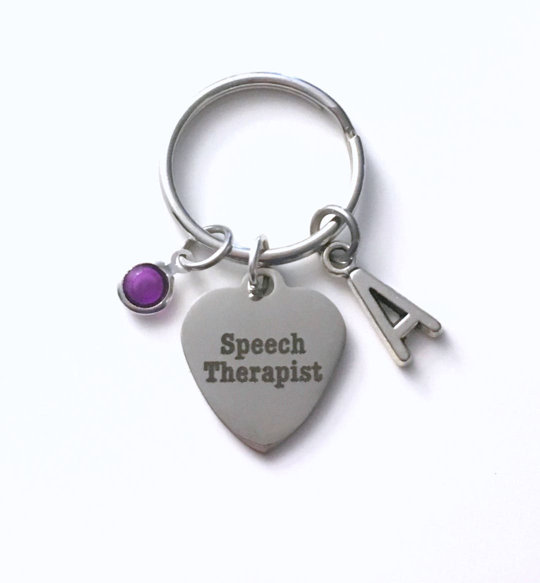 Speech Therapy Gift - Speech Therapist Keychain – SLP Key Chain ...