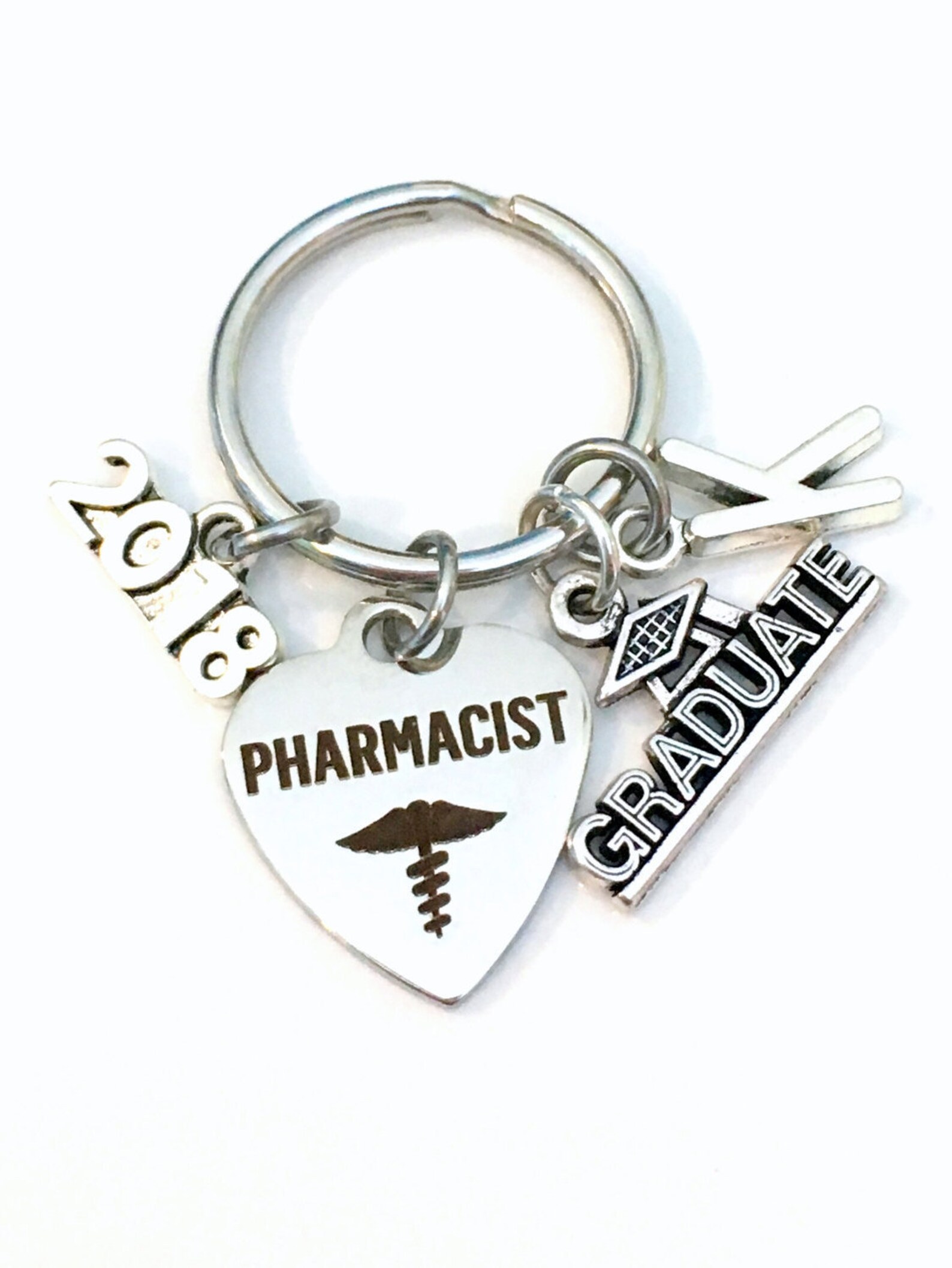 Pharmacist Graduation Present Pharmacy Keychain Gift for Rx - Etsy