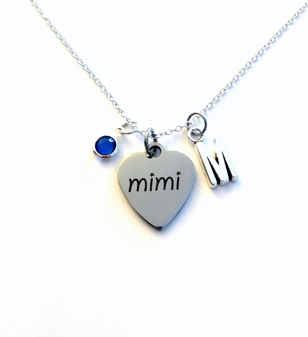 Mimi Gift, Mimi Necklace, Mimi Jewelry, Grandmother Present From ...