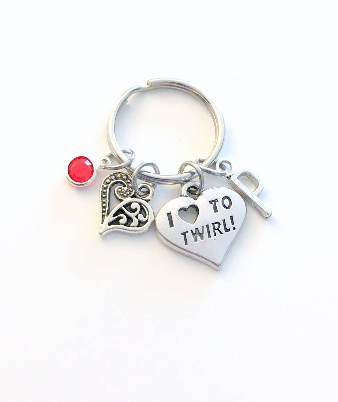 Baton Twirling Gift, I Love to Twirl Keychain, Gift for Daughter Key ...