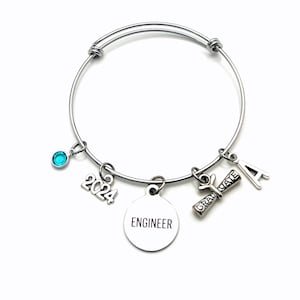 Engineer Graduation Bracelet, Gift for Engineering Student Jewelry ...