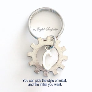 Mechanic Keychain, Gear Key Chain Gift for Mechatronic Student ...