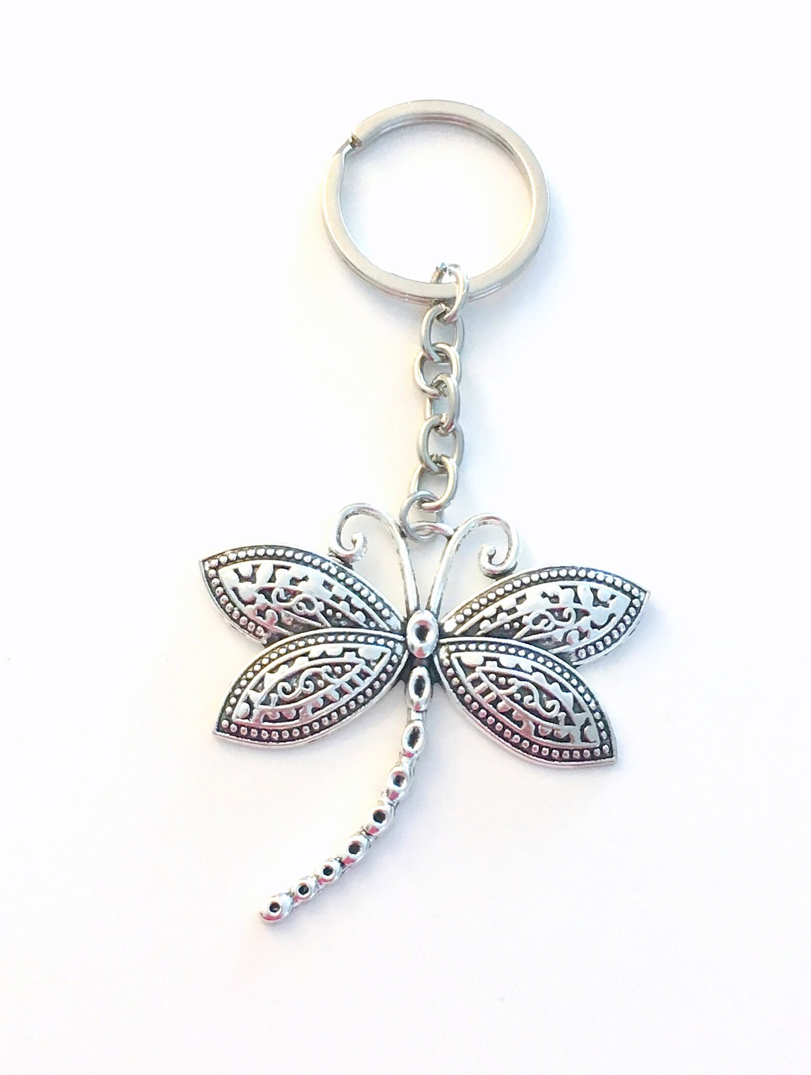 Large Dragonfly Key Chain Dragon Fly Keychain Dragonflies - Etsy