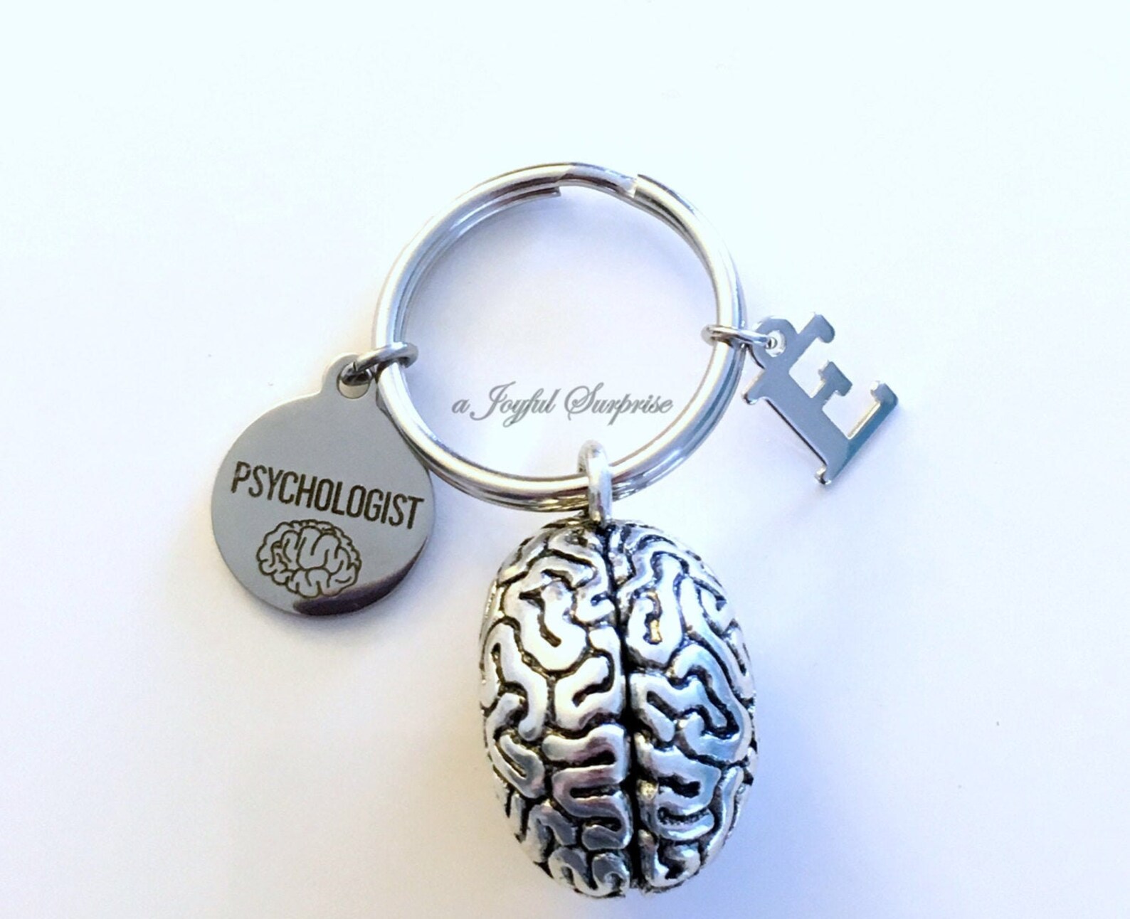 Psychologist Keychain Brain Keyring Psych Student Key Chain - Etsy Canada