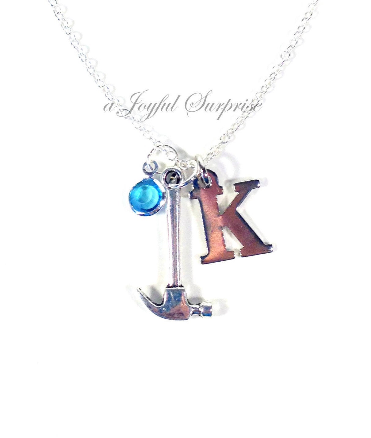 Construction Tool Worker Charm Add on to Listings Single Pendant Silver ...