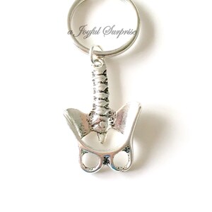 Pelvis Keychain, Human Spine Keyring, Gift for Orthopedic Surgeon ...