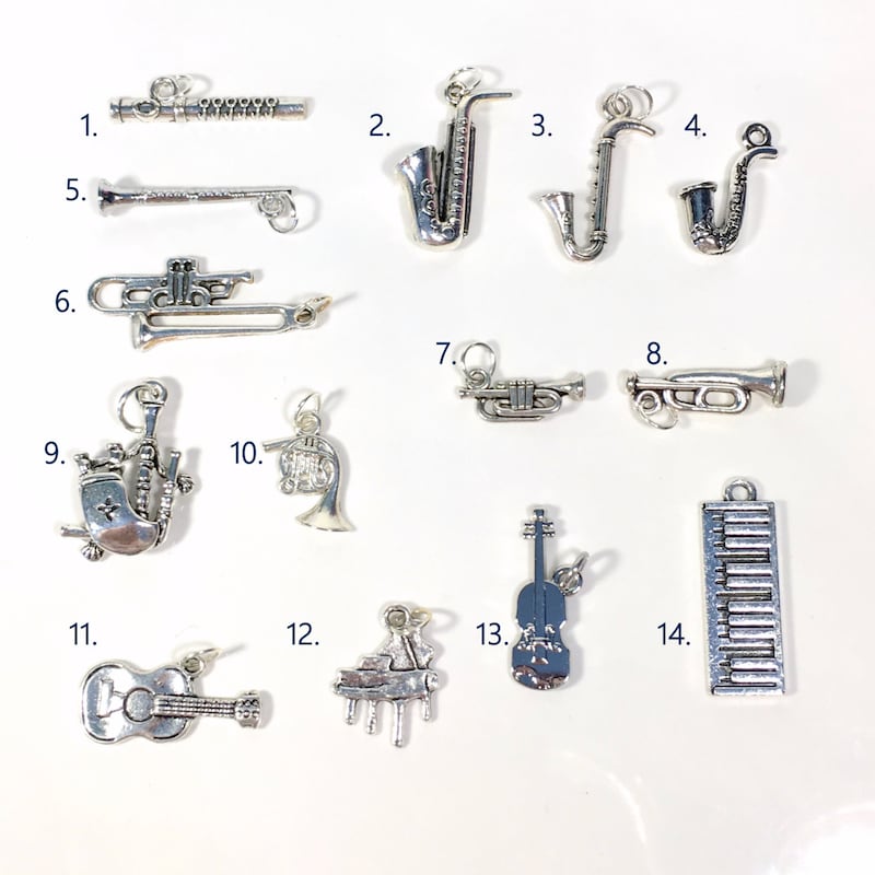 Musical Charms - Etsy UK
