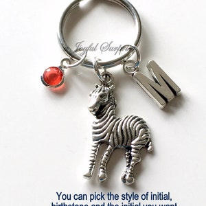 Zebra Keychain Zebra Animal Key Chain Striped Zebra Keyring - Etsy Canada