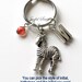 Zebra Keychain Zebra Animal Key Chain Striped Zebra Keyring - Etsy Canada