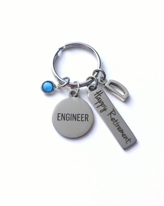 Retirement Gift for Engineer Keychain Civil Key Chain - Etsy Canada