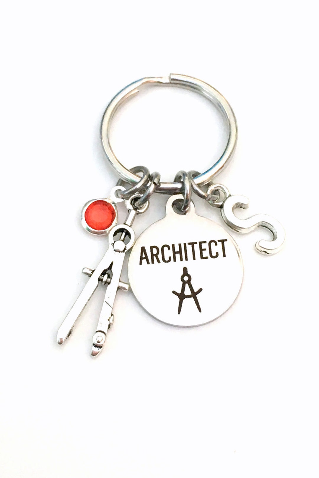 Gift for Architect Keychain, Architectural Technology Student ...