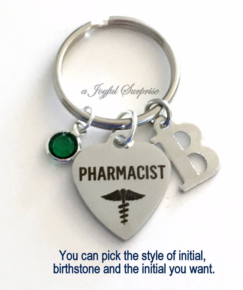 Pharmacist Key Chain Rx Keychain Gift for Pharmacy Grad - Etsy