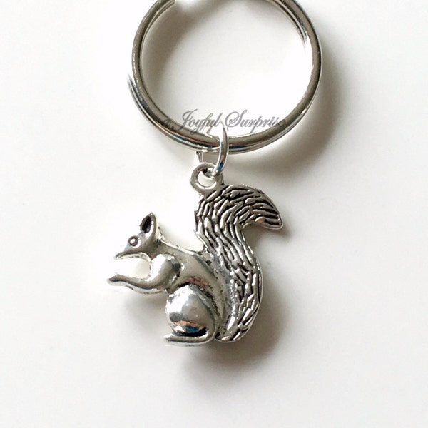 Squirrel Key Chain - Etsy